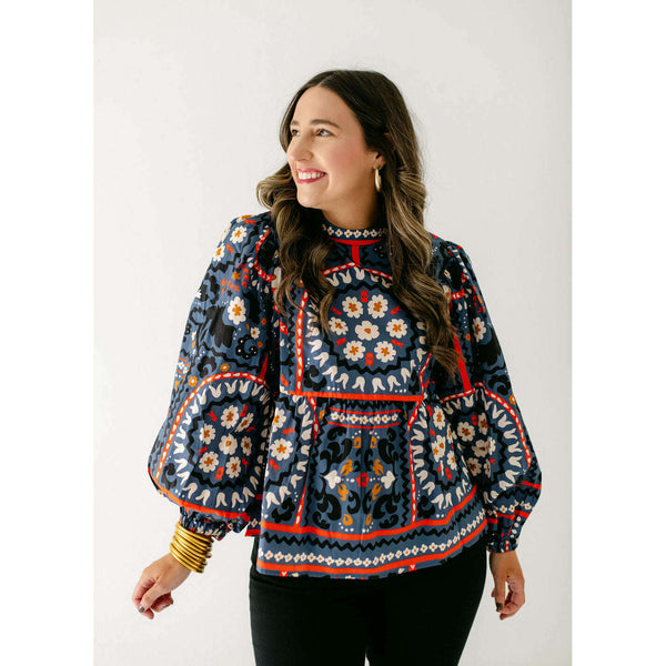 Crosby by Mollie Burch Jodi Top in Western Craft – 8.28 Boutique