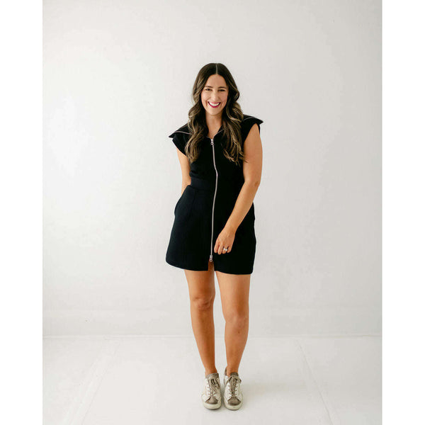 Varley Rebecca Zip - Through Dress in Black – 8.28 Boutique